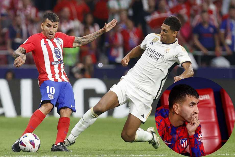 Video: Ángel Correa y la patada de Bellingham que le lesionó la rodilla ...