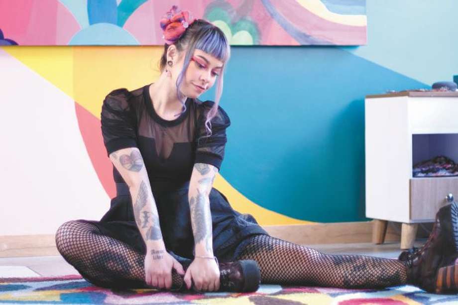 Ledania, la neomuralista que cuenta historias con aerosoles | EL ESPECTADOR