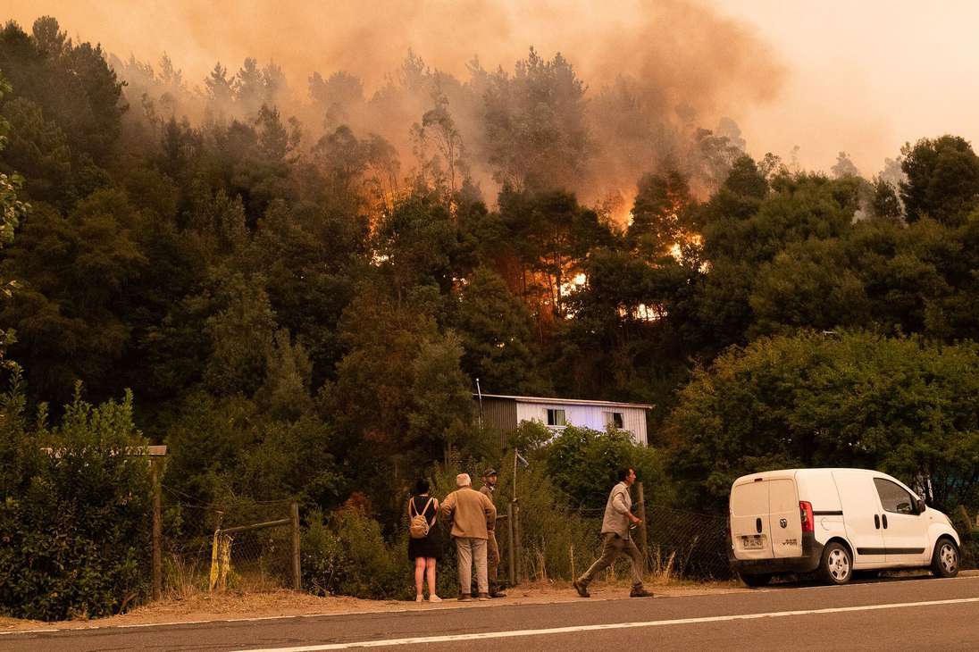 En fotos: continúa la tragedia en Chile por los incendios forestales ...