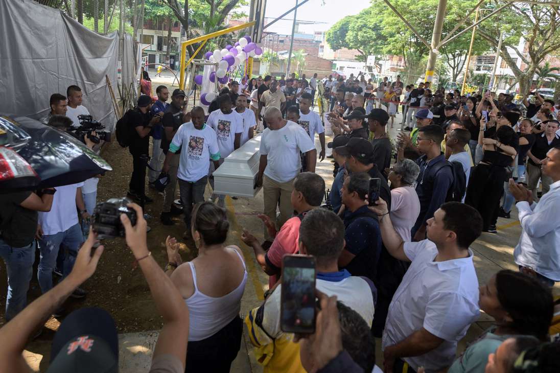 En fotos: así fue el funeral de Michel Dayana, víctima de feminicidio en Cali | EL ESPECTADOR