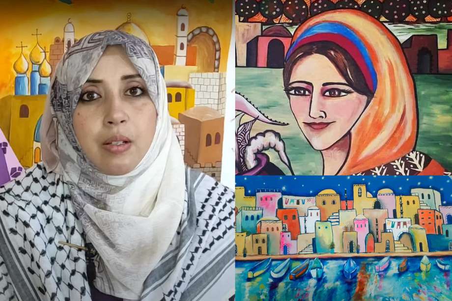 La artista palestina asesinada en La Franja de Gaza | El Espectador