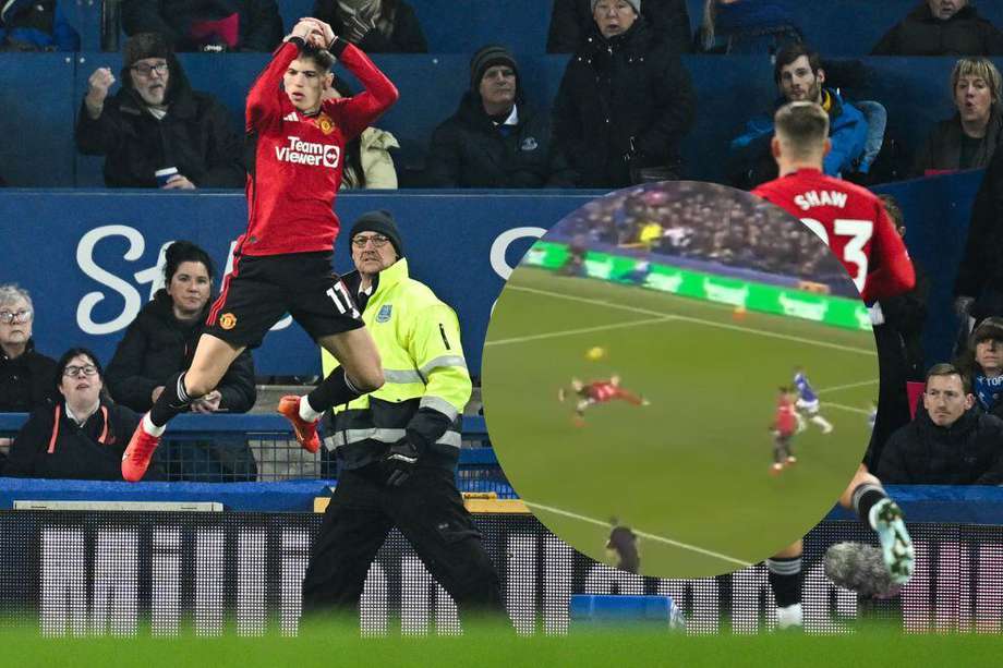 ¿Para el Puskas? Garnacho y un golazo inolvidable de chilena: mire en ...