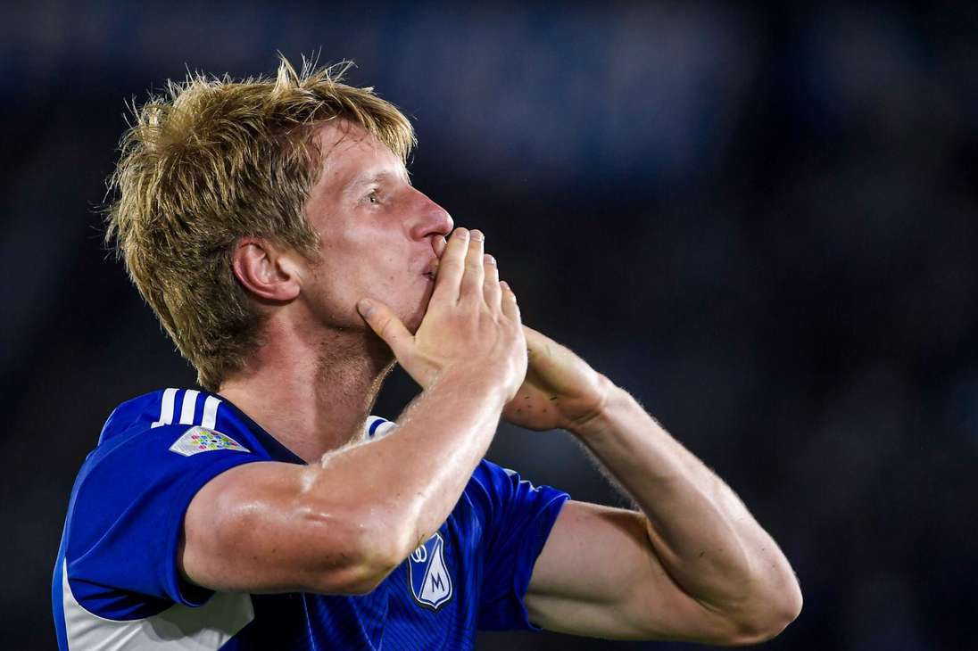 Así festejó Andrés Llinás el gol que le dio el triunfo a Millonarios ...