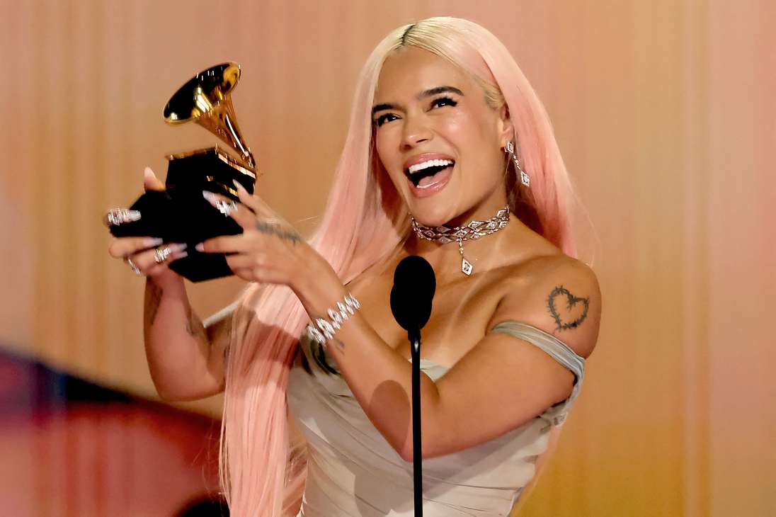 Galería: “I am super happy”, así recibió Karol G su primer Grammy | El ...