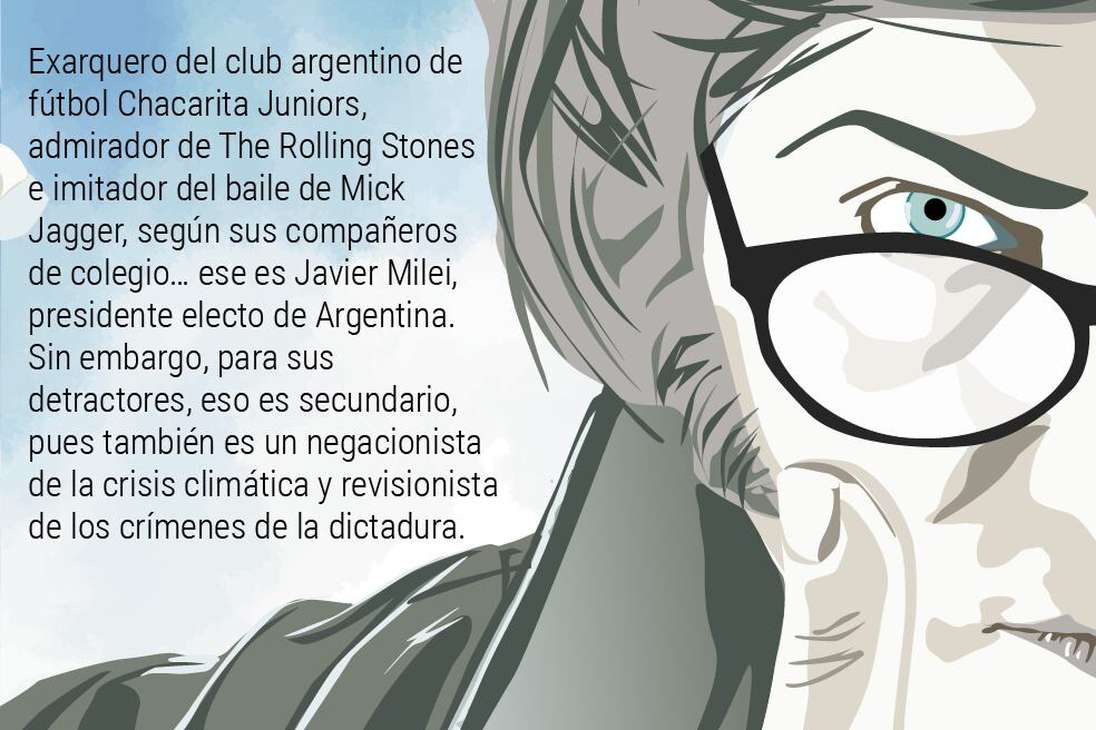 Rockero, exfutbolista y negacionista: así es Milei, el nuevo presidente ...