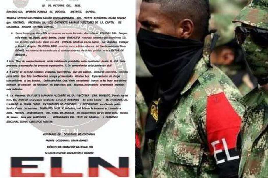 Supuestos panfletos del ELN generan alerta en Kennedy: hablan del Tren ...